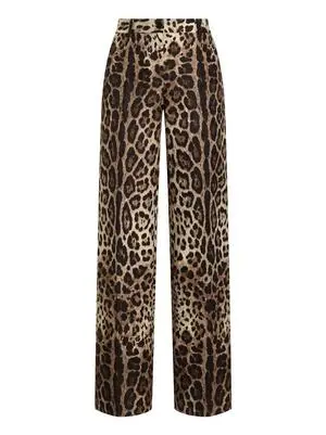 Dolce & Gabbana Leo- Brocade Trousers - Print