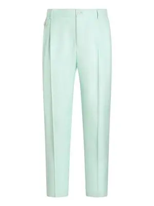 Dolce & Gabbana Tailored Linen Trousers - Azure