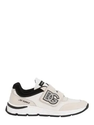 Dolce & Gabbana Split Calfskin Dg Running Sneakers - Multicolor