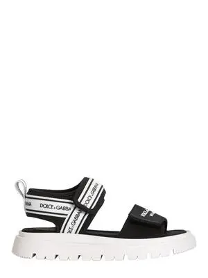 Dolce & Gabbana Rubberized Logo Sandals - Multicolor