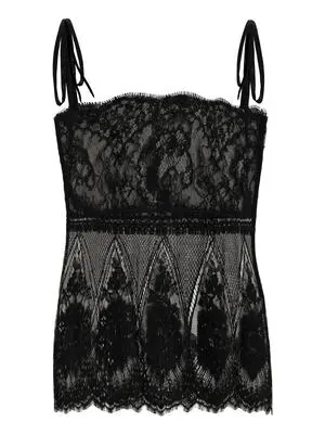 Dolce & Gabbana Lace Camisole - Black