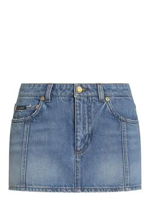 Dolce & Gabbana Denim Miniskirt - Multicolor