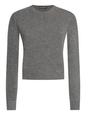 Dolce & Gabbana Cashmere Pullover Sweater - Grey