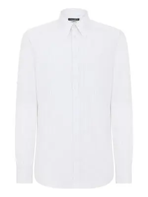 Dolce & Gabbana Striped Cotton Martini-fit Shirt Shirts Cotton - Multicolor