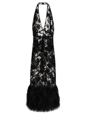 Dolce & Gabbana Chantilly Lace Dress Dresses Lace - Black