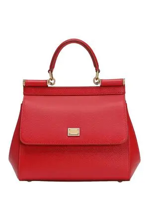 Dolce & Gabbana Medium My Sicily Handbag - Red