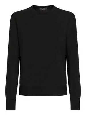 Dolce & Gabbana Cashmere Round-neck Sweater - Blue
