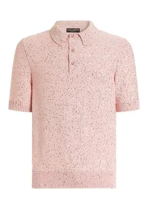 Dolce & Gabbana Polo M/c - Man Sweaters And Cardigans 50 Pink