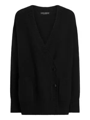 Dolce & Gabbana Cashmere Blend Double-breasted Cardigan - Multicolor