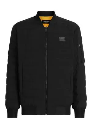 Dolce & Gabbana Quilted Bomber Jacket - Black