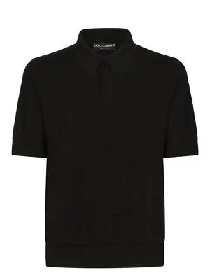 Dolce & Gabbana Polo M/c Sweaters And Cardigans - Black