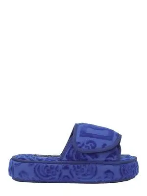 Dolce & Gabbana Terry Cotton Platform Sliders - Multicolor