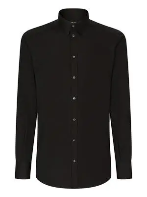Dolce & Gabbana Camicia - Man Shirts Cotton 37 Black