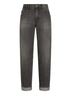 Dolce & Gabbana Denim Trousers - Multicolor