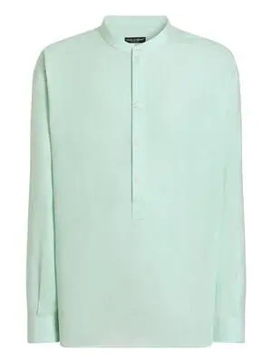 Dolce & Gabbana Camicia Shirts Linen - Azure