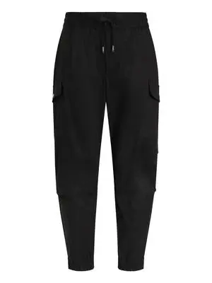 Dolce & Gabbana Pleated Cotton Linen Trousers - Black