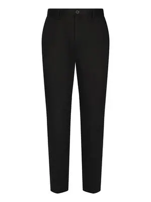 Dolce & Gabbana Cotton Gabardine Trousers - Blue
