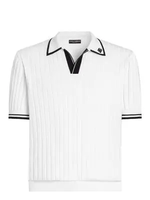 Dolce & Gabbana Cotton Polo Shirt - Man Sweaters And Cardigans 46 Multicolor