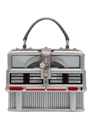 Dolce & Gabbana Juke-box Dolce Box Bag Handbags - Silver
