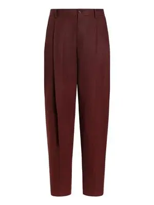 Dolce & Gabbana Pantalone Pants And Shorts Multi-colored Linen - Multicolor