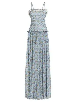 Dolce & Gabbana Small Floral-print Chiffon Dress Dresses - Multicolor