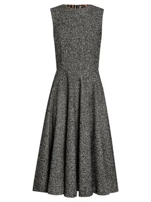 Dolce & Gabbana Sleeveless Dress With Chevron Print Dresses - Multicolor