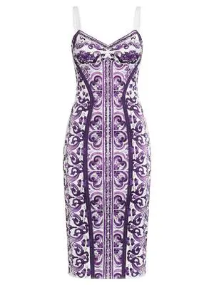 Dolce & Gabbana Majolica-print Dress Dresses - Multicolor