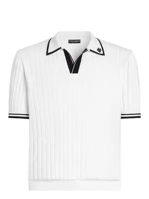 Dolce & Gabbana Cotton Polo Shirt - Man Sweaters And Cardigans 48 Multicolor