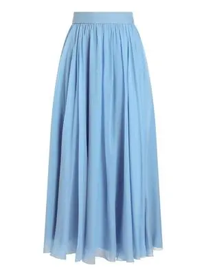 Dolce & Gabbana Chiffon Circle Skirt Collection - Azure