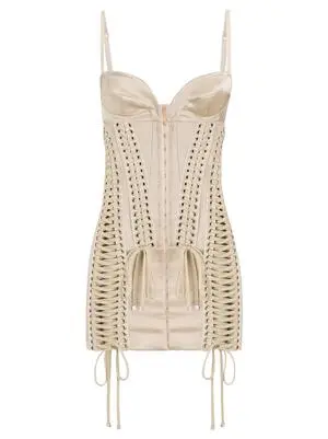 Dolce & Gabbana Duchesse Dress With Balconette - Dresses 44 Pink