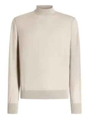 Dolce & Gabbana Cashmere Turtleneck Pullover Sweaters And Cardigans - Beige