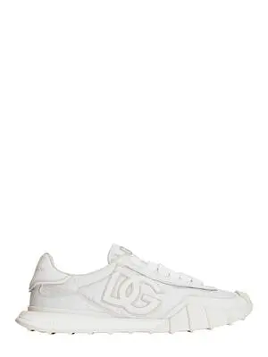 Dolce & Gabbana Printed Low Top Sneakers - Grey