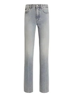 Dolce & Gabbana 5-pocket Denim Trousers Denim And Jeans Multi-colored - Multicolor