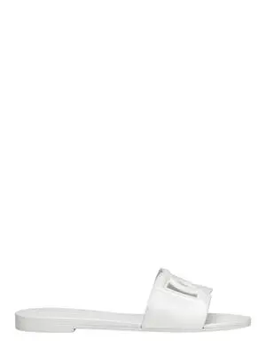 Dolce & Gabbana Beachwear Slides And Mules Rubber - White