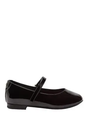 Dolce & Gabbana Leather Ballet Flats - Black