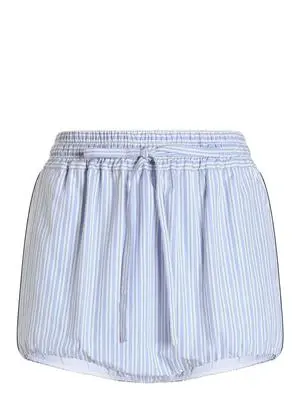 Dolce & Gabbana Striped Poplin Culottes Pants And Shorts - Multicolor