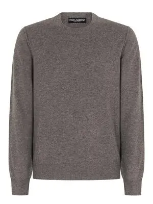 Dolce & Gabbana Pull Girocollo Sweaters And Cardigans Gray - Grey