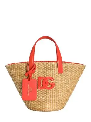 Dolce & Gabbana Straw Coffa Bag Accessories - Multicolor