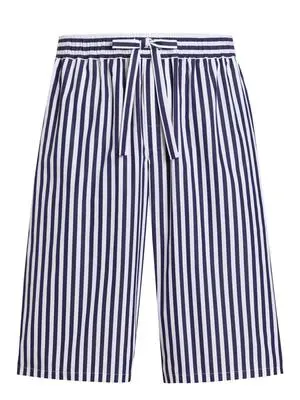Dolce & Gabbana Striped Poplin Vanity Bermuda Shorts Pants And Shorts - Multicolor
