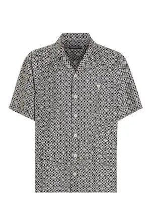 Dolce & Gabbana Silk Shirt With Tie Shirts - Print