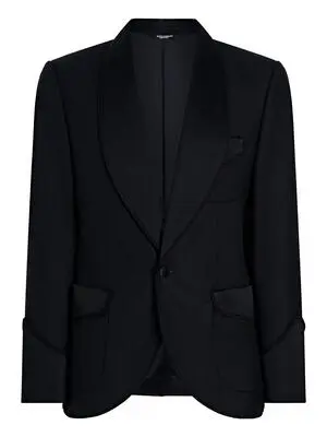 Dolce & Gabbana Single-breasted Wool Jacket Suits And Blazers - Multicolor