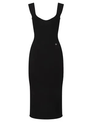 Dolce & Gabbana Sleeveless Viscose Knit Dress Dresses - Black