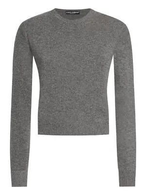 Dolce & Gabbana Cashmere Pullover Sweater - Grey