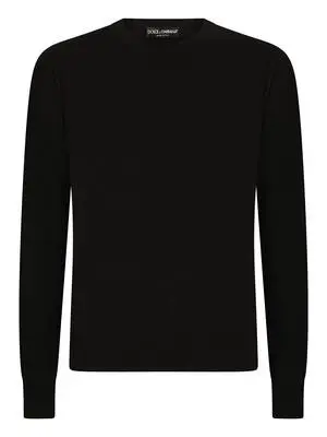 Dolce & Gabbana Cashmere Round Neck Sweater - Blue