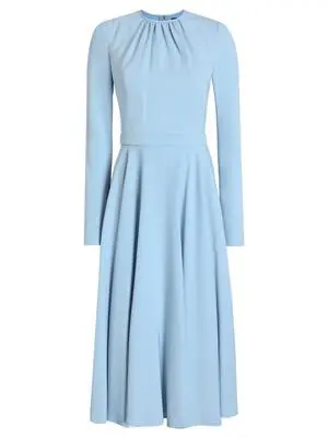 Dolce & Gabbana Structured Cady Dress Dresses Viscose - Azure