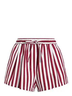 Dolce & Gabbana Striped Poplin Culottes Shorts Pants And Shorts Multi-colored - Multicolor