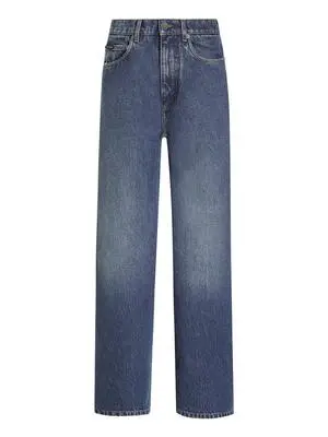 Dolce & Gabbana 5-pocket Denim Trousers Denim And Jeans Multi-colored - Multicolor