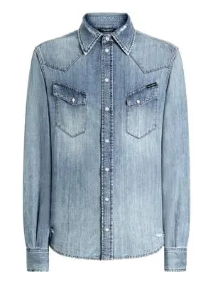 Dolce & Gabbana Denim Shirt Denim Multi-colored - Multicolor