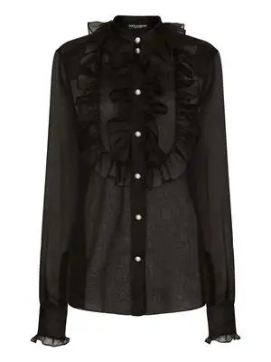 Dolce & Gabbana Camicia Shirts And Tops - Black