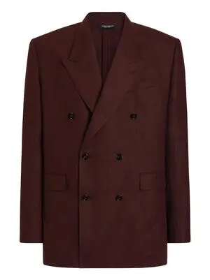 Dolce & Gabbana Giacca Suits And Blazers Multi-colored Linen - Multicolor